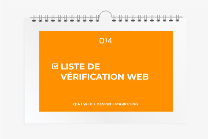 Liste de vérification Web Q14 - Q14